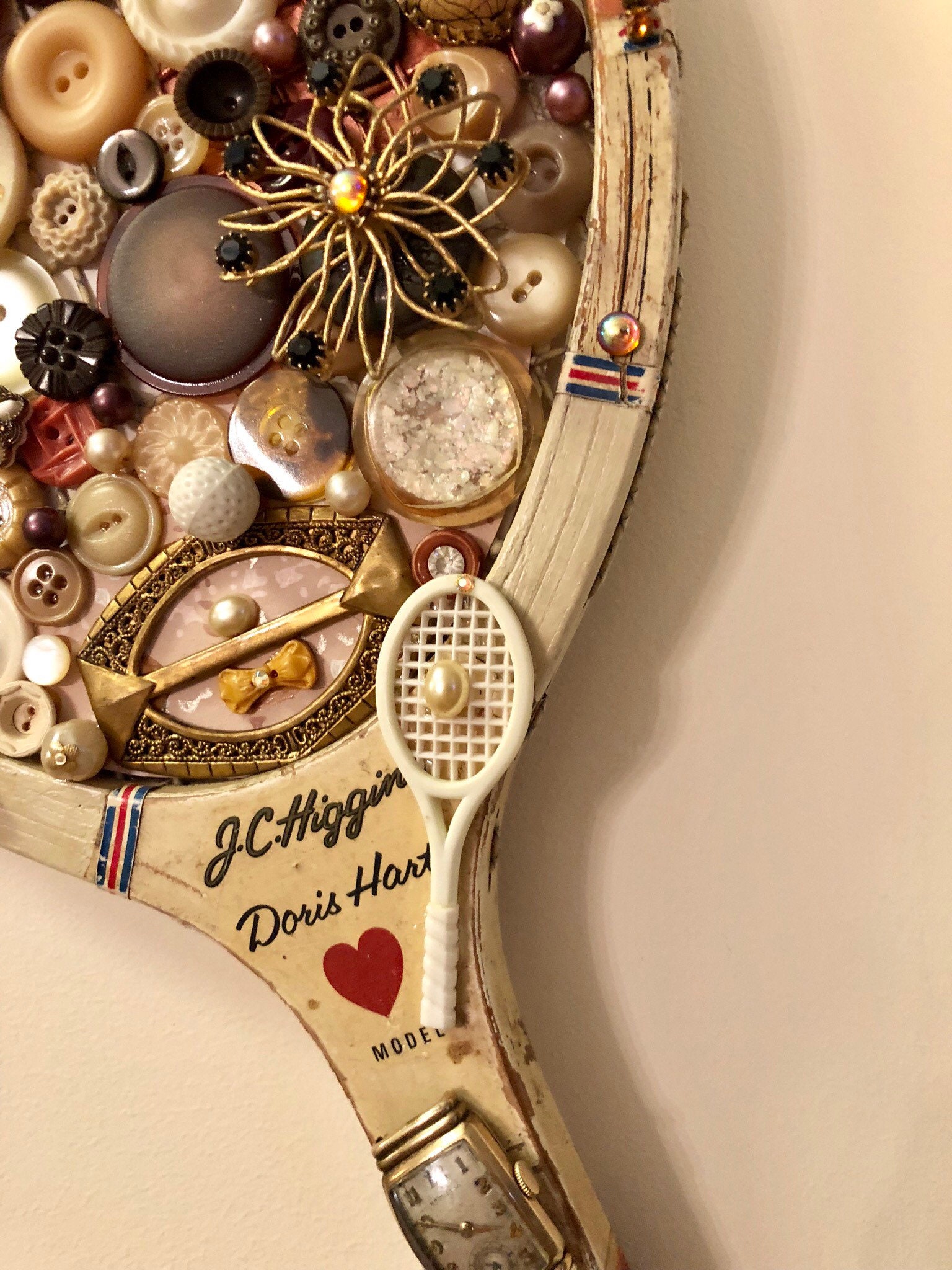 Vintage Tennis Racket Wall Art/vintage Tennis Decor Art/tennis - Etsy