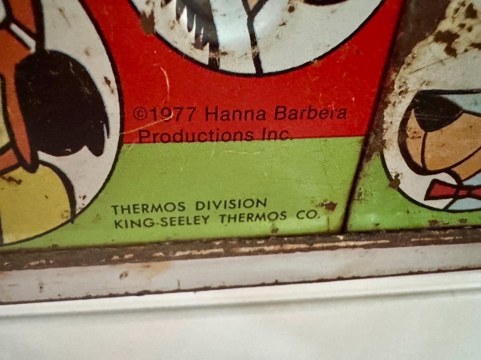 Vintage 1977 Flinstones Yogi Bear Lunchbox /funtastic World Hanna ...