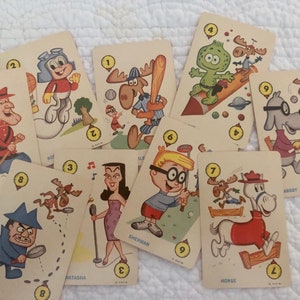 Vintage Bullwinkle Rocky Playing Cards 9pc/vintage Boris - Etsy