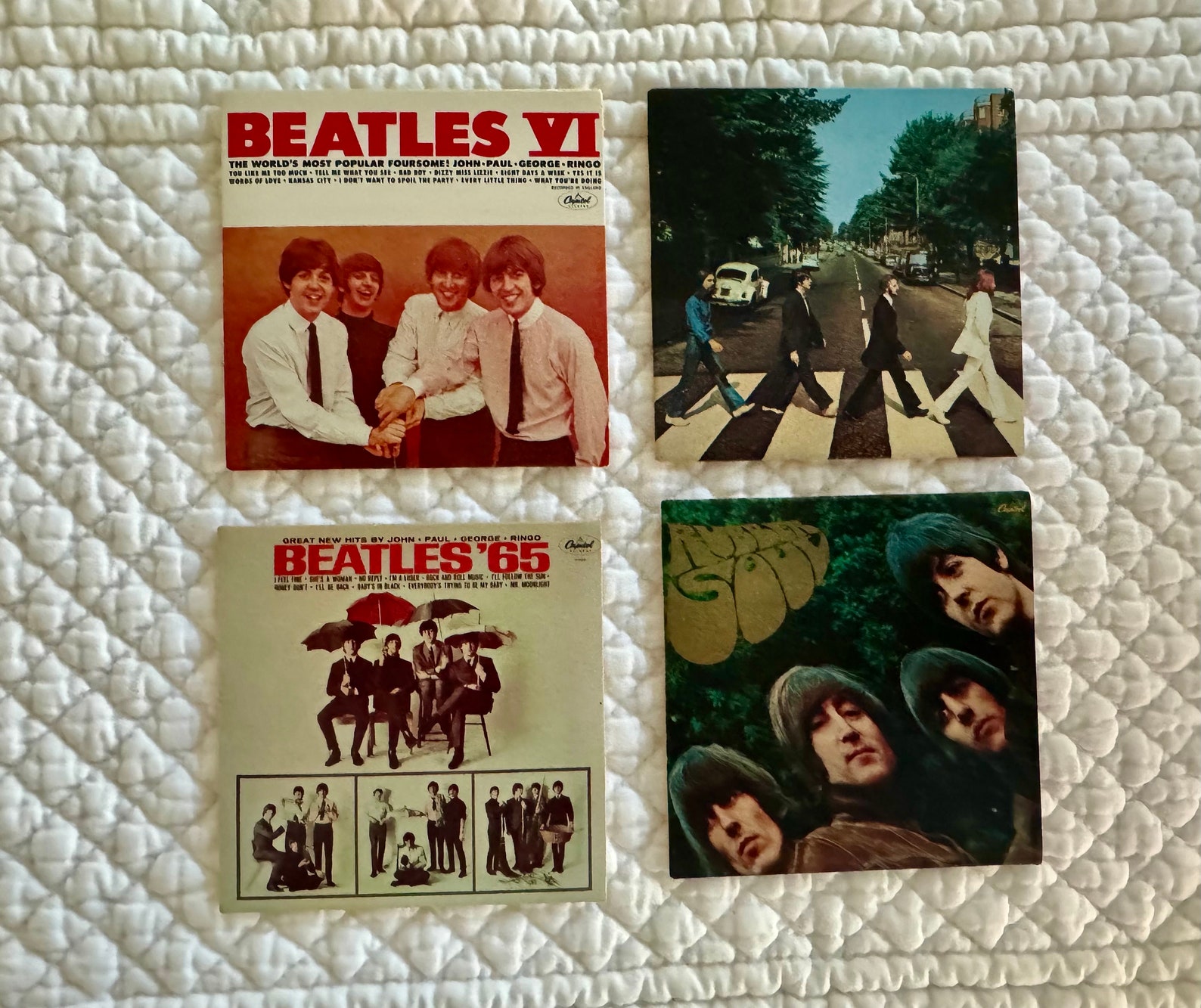 Vintage Beatles Chu Pop Mini Album Covers/the Beatles Mini Album/meet ...