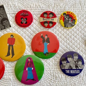 Vintage Beatles Pins/the Beatles Pin Back/meet the Beatles Pins/beatles ...
