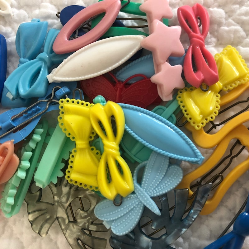 Plastic Barrettes - Etsy