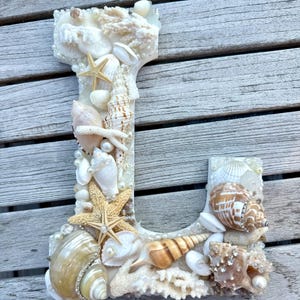 Decorated 9 Inch Shell LOVE Letters /wedding Beach Decor Love/ Love ...