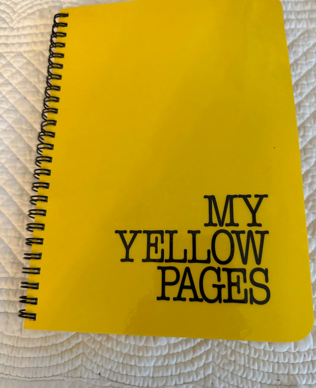 Vintage Telephone Address Book/phone Number Address Book/vintage Yellow ...