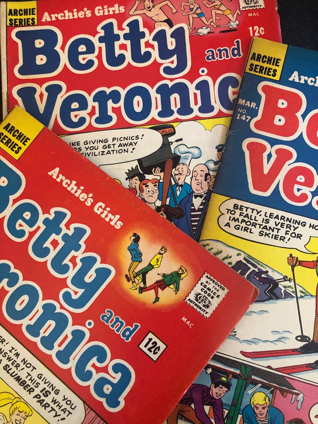 Vintage Archie’s Comic Book/betty and Veronica Comic Book/archie Betty ...