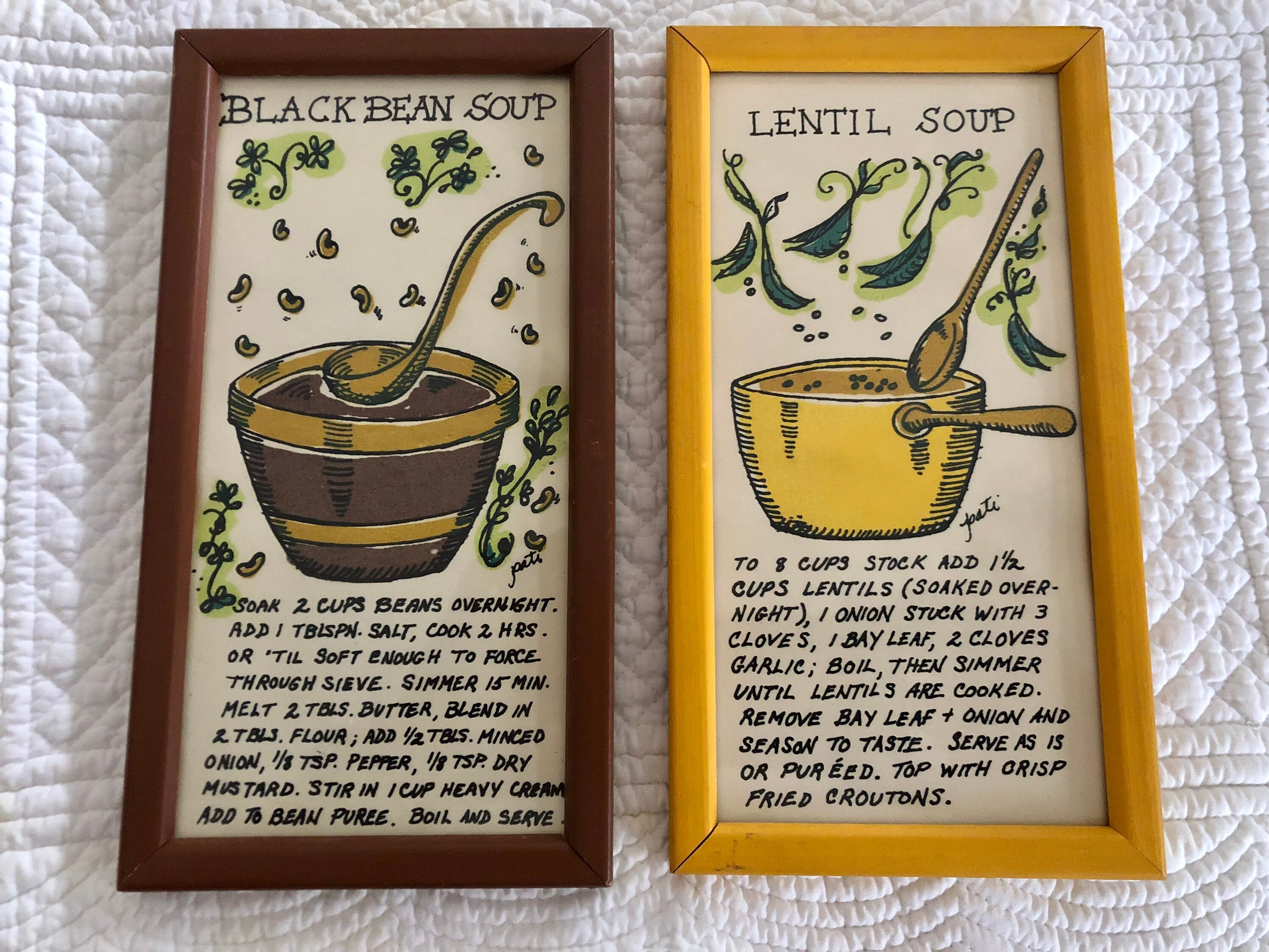 Vintage Soovia Janis Prints/jacque Pati Kitchen Art - Etsy