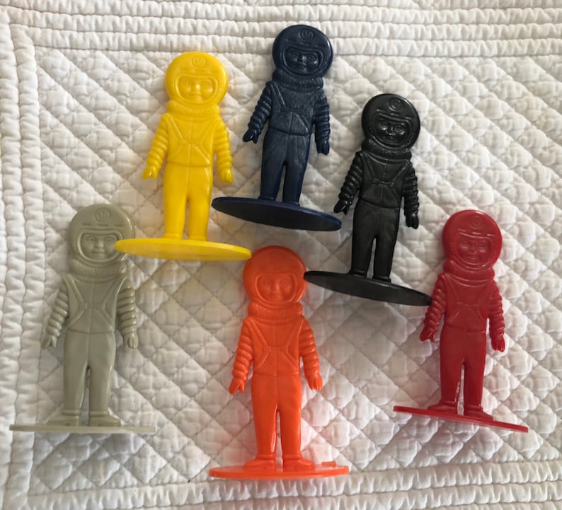 Vintage Spaceman Remco Toy/vintage Spaceman Game Piece/vintage Toy ...