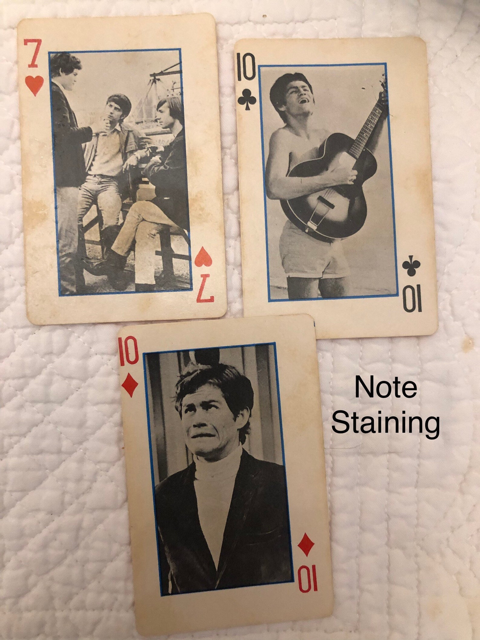 Vintage the Monkees Cards/6pc the Monkees Cards/vintage Davy - Etsy