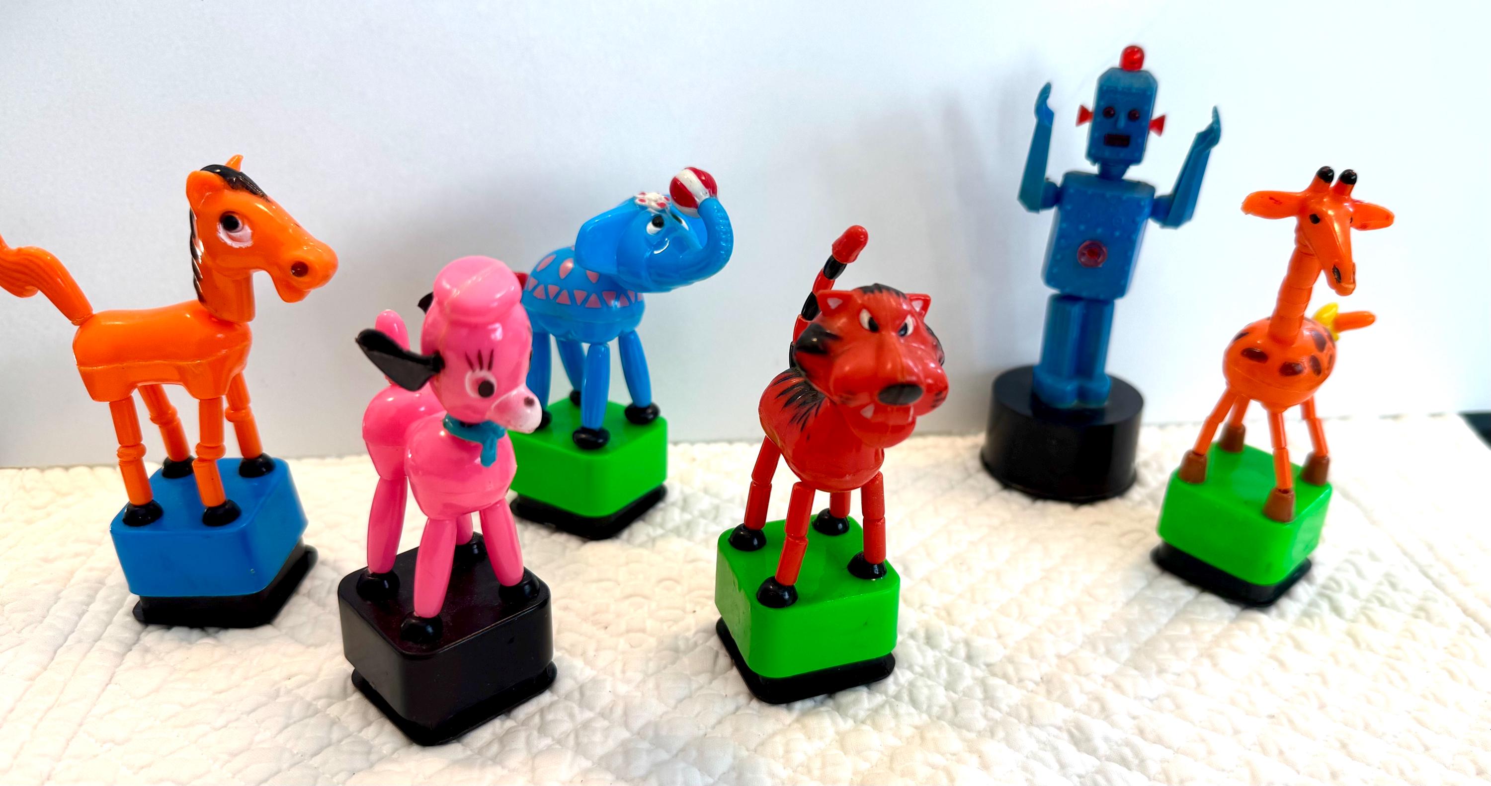 Vintage Push Puppet/vintage Collapsible Push Toy/kohner Style Push ...