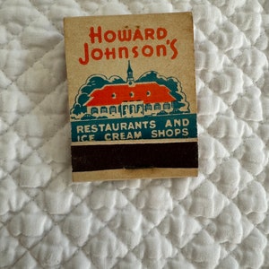 Vintage Howard Johnsons Memorabilia/hojos Time Capsule/howard - Etsy