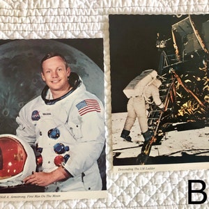 Apollo 11 Vintage Postcards/ Moon Landing Post Cards/ Man on the Moon ...