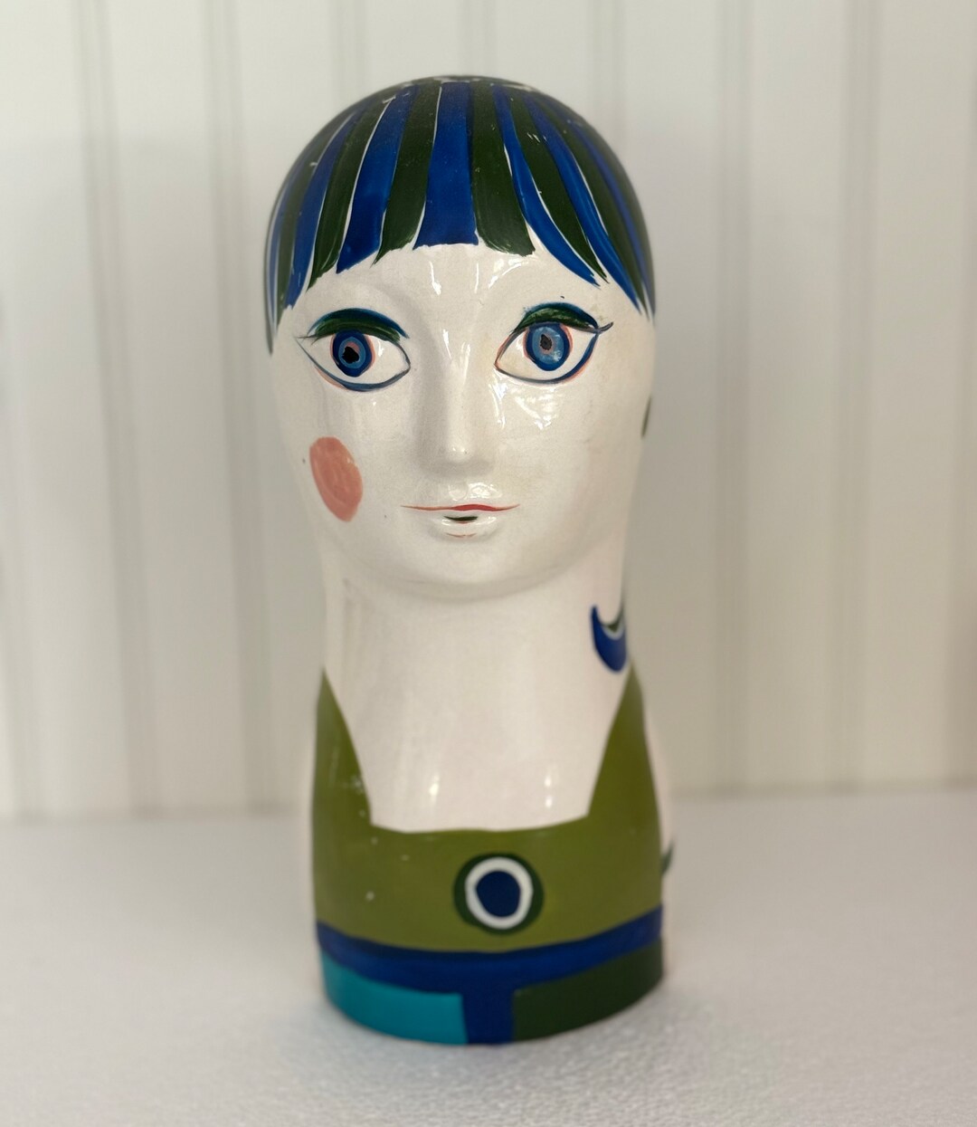 Mod Groovy Lady Head Bust/hippy Era Lady Head Bust/ - Etsy