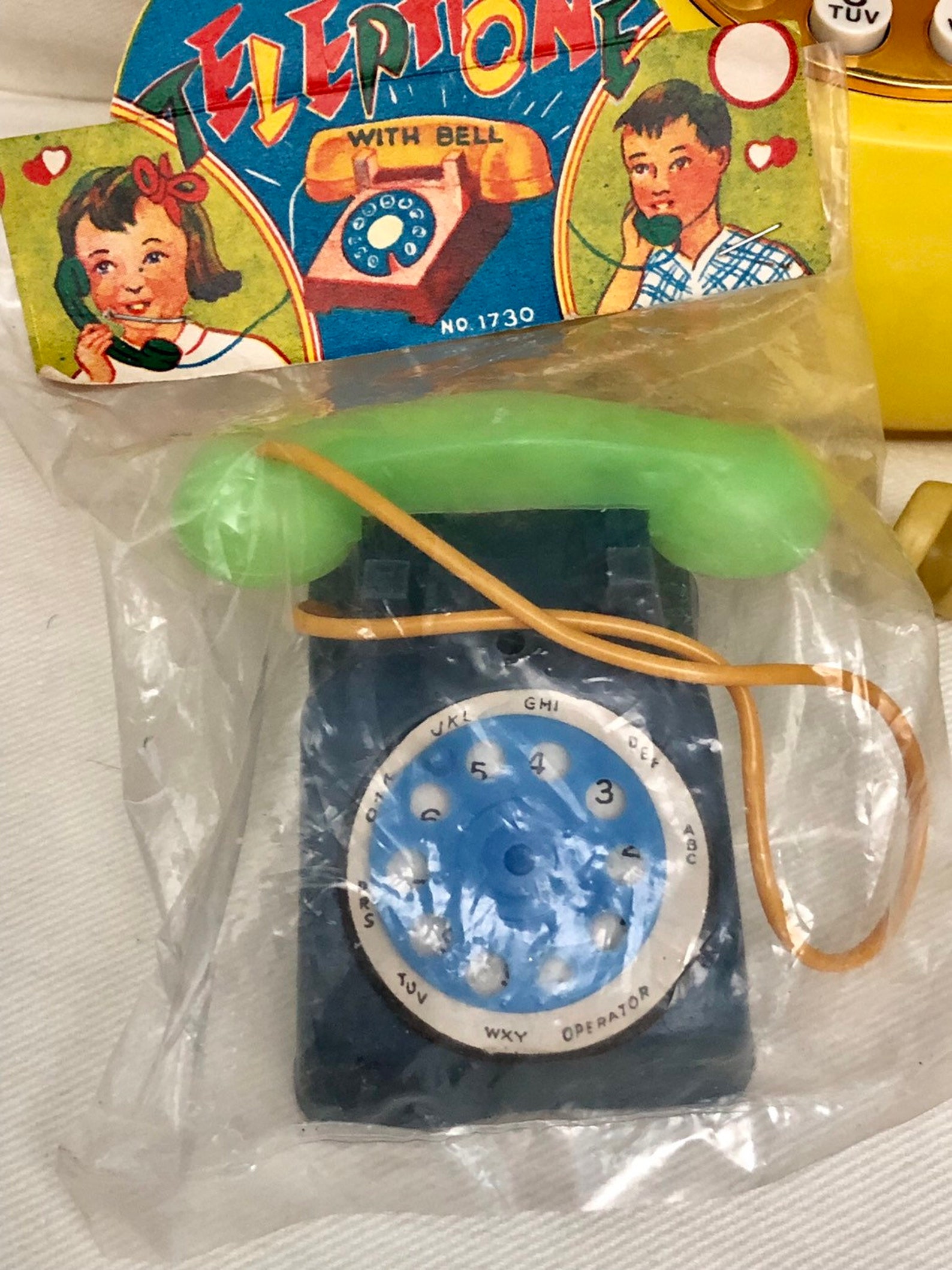 Vintage Mini Plastic Toy Telephone/made in Japan Toy | Etsy