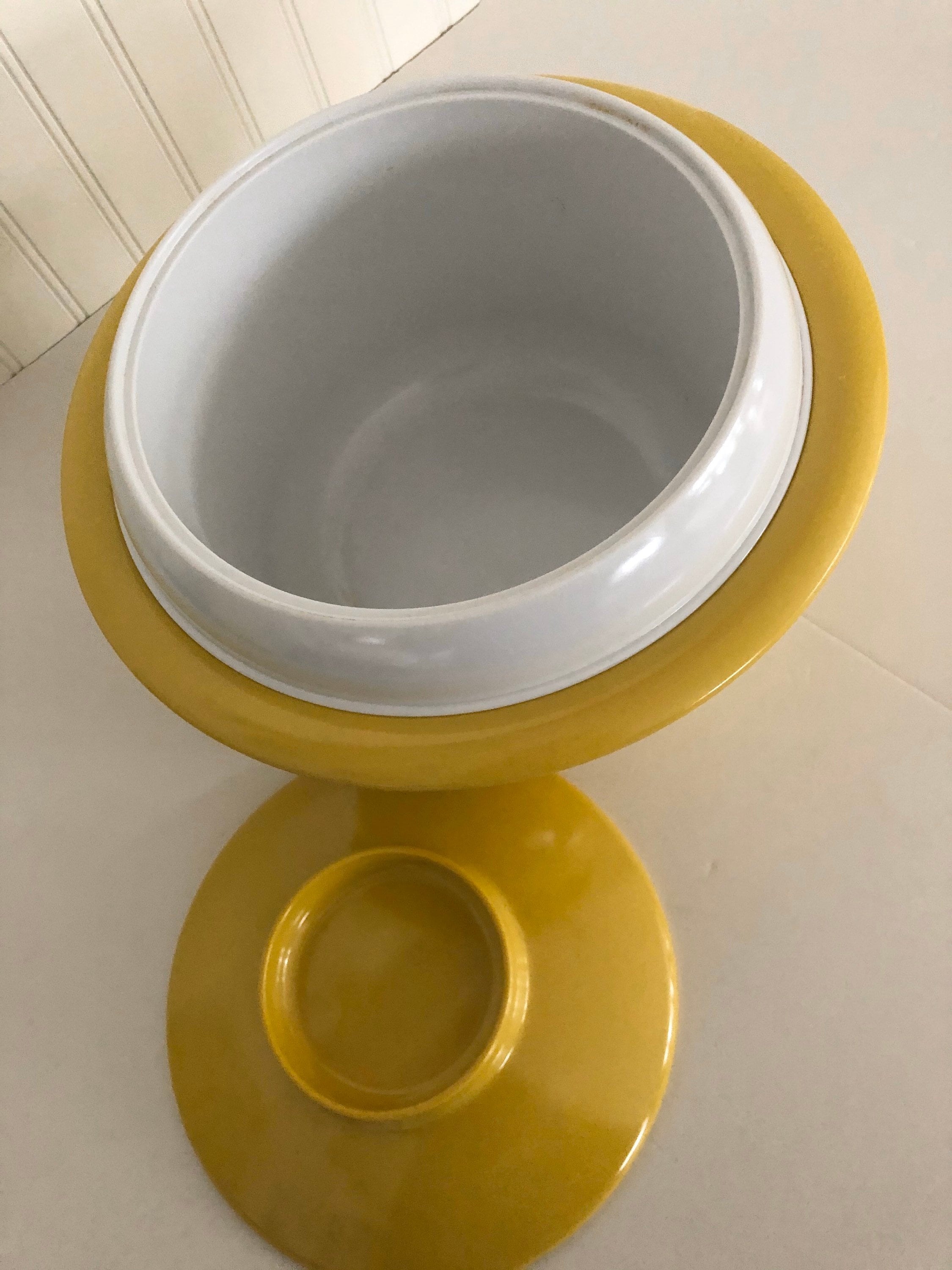 Vintage Kenro Ice Bucket/melmac Yellow Ice Bucket/mid Century | Etsy