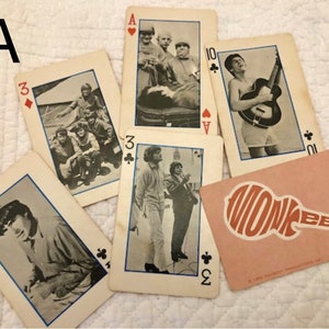 Vintage the Monkees Cards/6pc the Monkees Cards/vintage Davy Jones Card ...