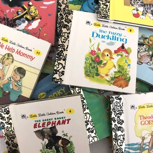 Little Little Golden Books/mini Golden Books/tiny Golden Book/classic ...