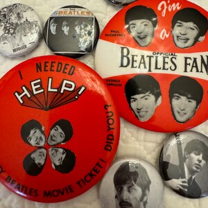 Vintage Beatles Pins/the Beatles Pin Back/meet the Beatles Pins/beatles Album Pins/beatles Fan ...
