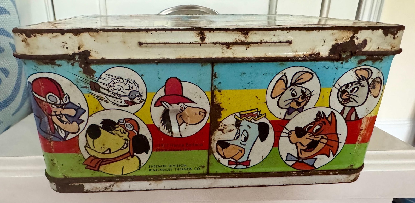 Vintage 1977 Flinstones Yogi Bear Lunchbox /funtastic World Hanna ...