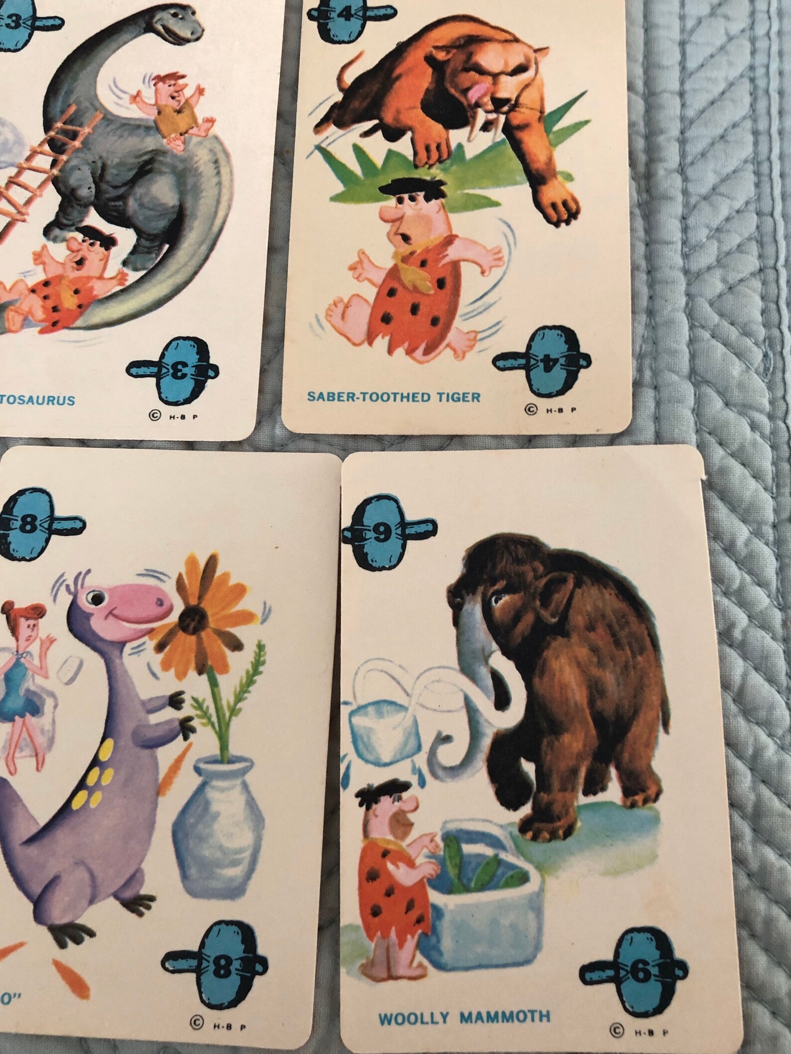 Vintage Flintstones Playing Cards 9pc/ Vintage Flintstones | Etsy
