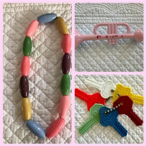 Vintage Baby Keys/mid Century Baby Toys/baby Keys/baby Ring/vintage ...