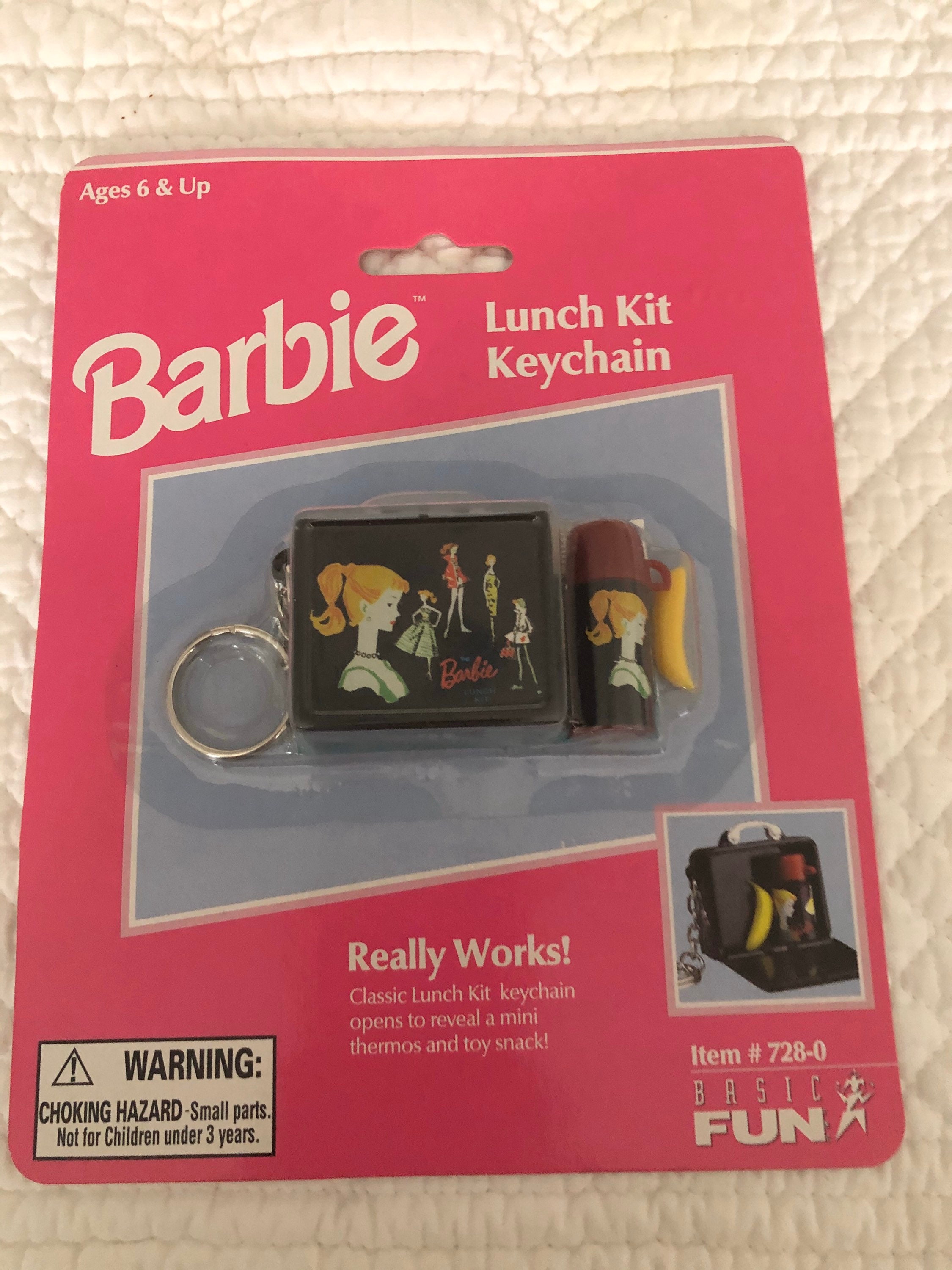 Barbie Lunch Kit Keychain/mini Barbie Lunchbox/barbie - Etsy Canada
