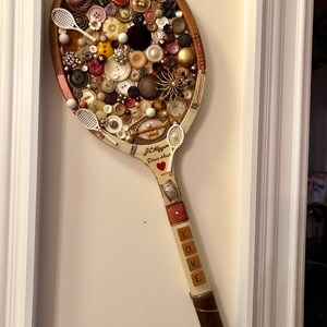 Vintage Tennis Racket Wall Art/vintage Tennis Decor Art/tennis Lover ...