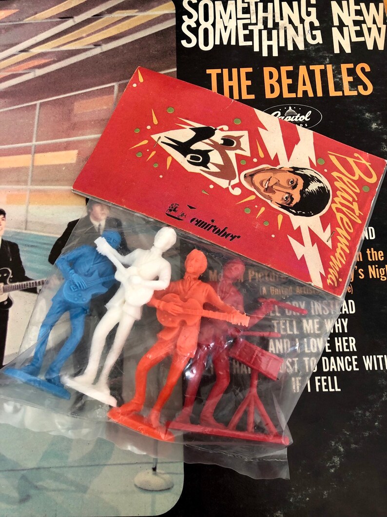 Beatles plastic figures/vintage Beatles plastic toy | Etsy