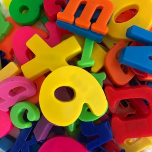 Vintage Magnetic Letters/vintage Magnet Alphabet Letters/fisher Price ...