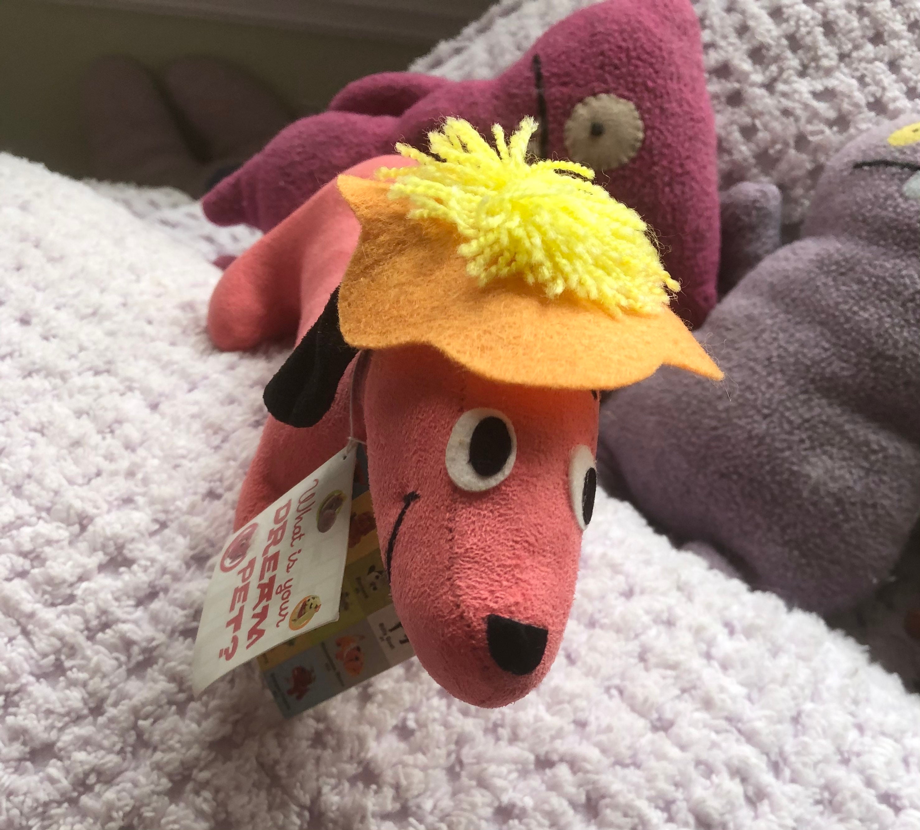 Vintage Dakim Dream Pet Sawdust Stuffed Dog /japan Stuffed Dog Animal ...