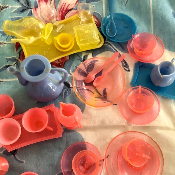 Plastic Tea Set - Etsy
