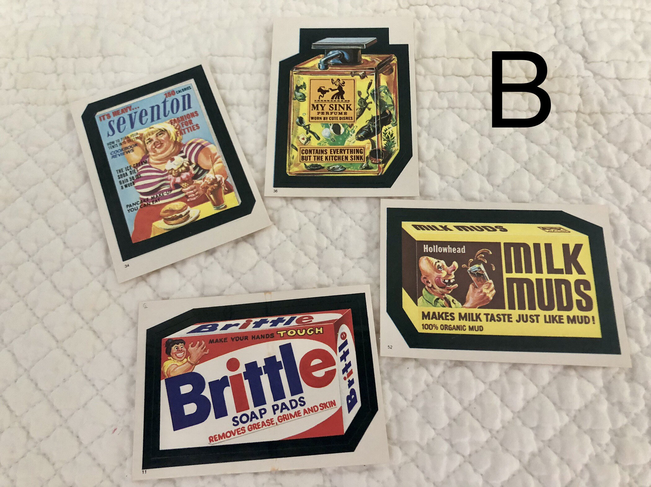 Vintage Wacky Pack Cards 4pc/wacky Pack Cards/1980s Wacky - Etsy