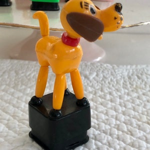 Vintage Push Puppet/vintage Collapsible Push Toy/kohner Push Puppet Toy ...
