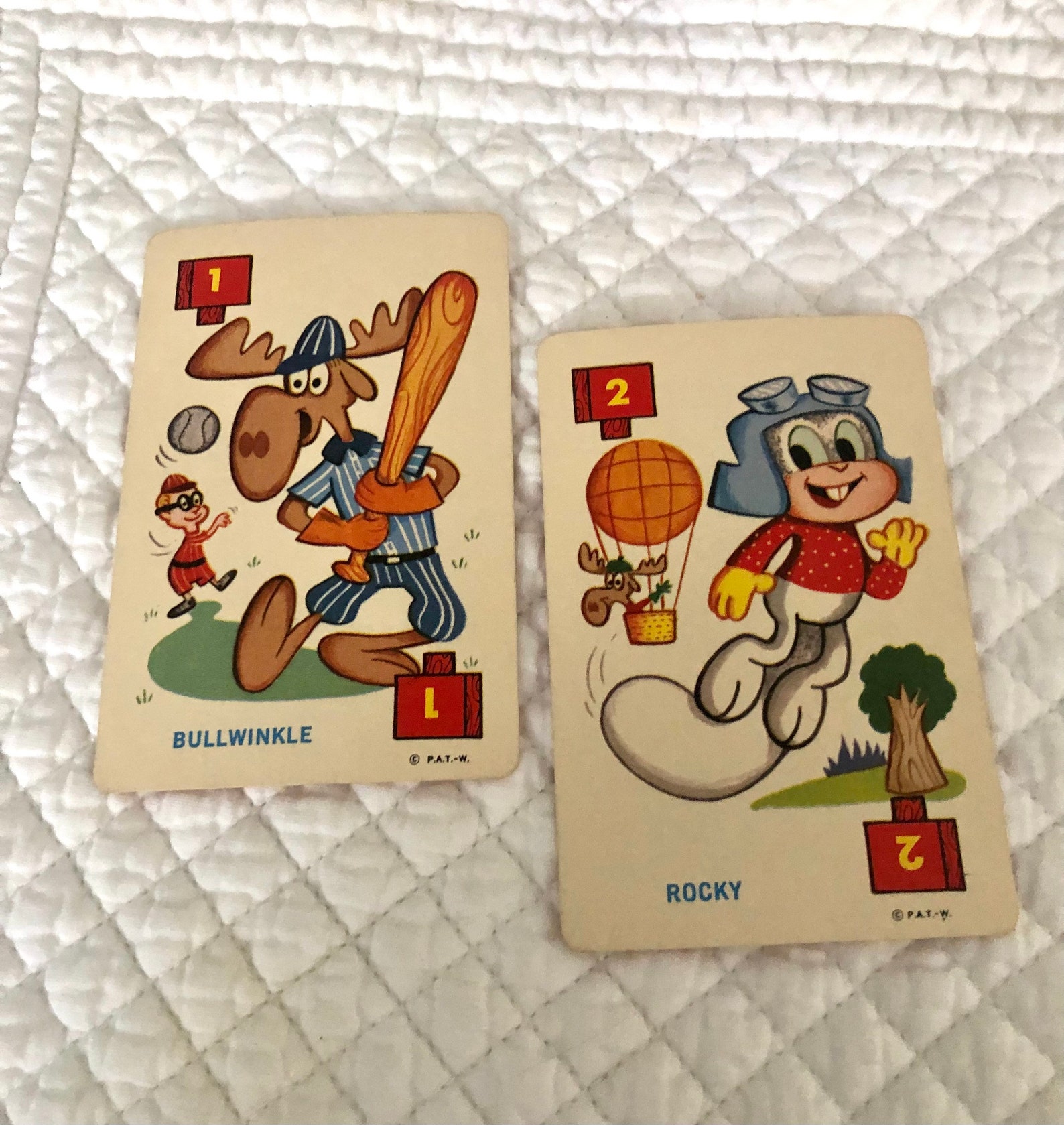Vintage Bullwinkle Rocky Playing Cards 9pc/vintage Boris - Etsy