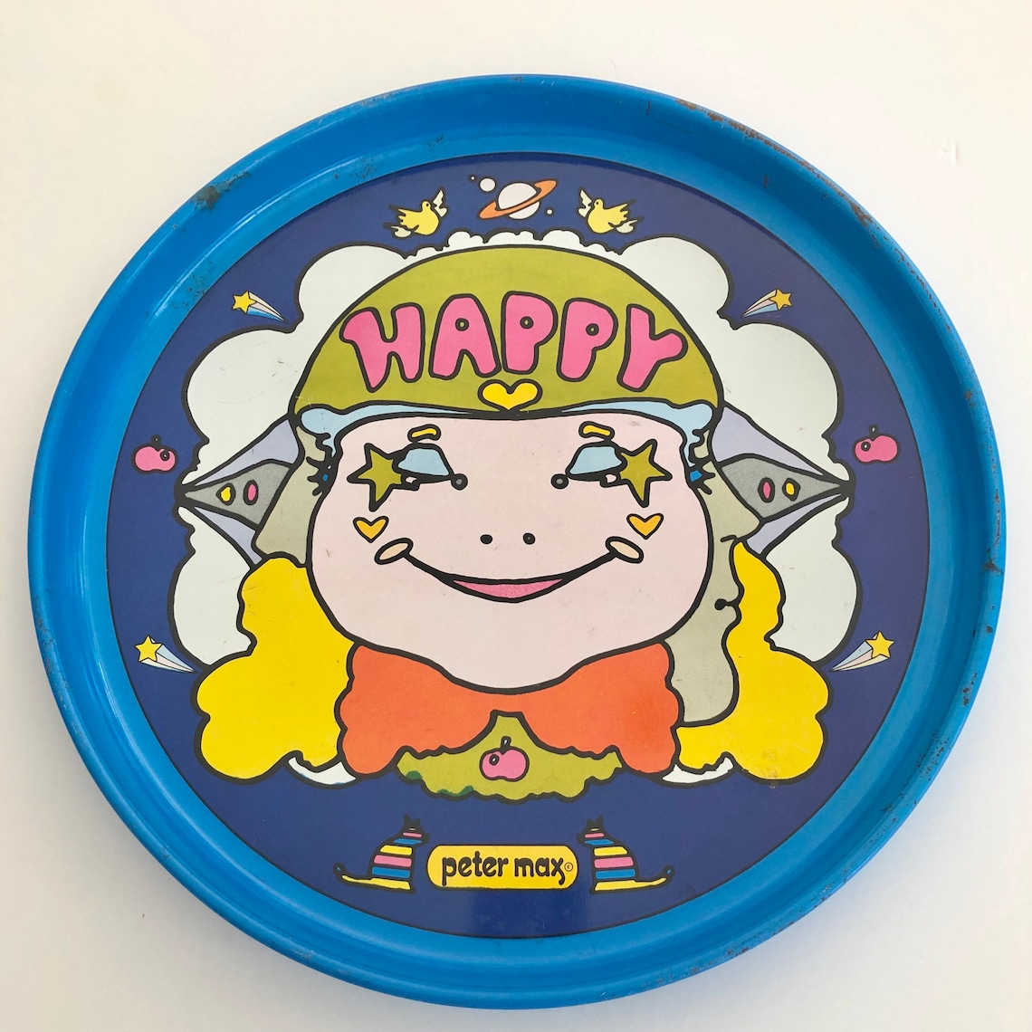 Peter Max Metal tray/peter max vintage tin tray/peter max | Etsy