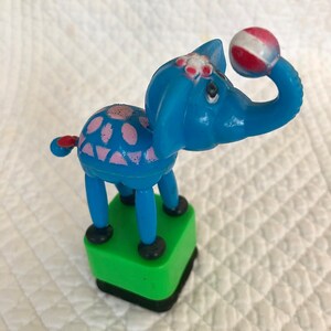 Vintage Push Puppet/vintage Collapsible Push Toy/kohner Push Puppet Toy ...