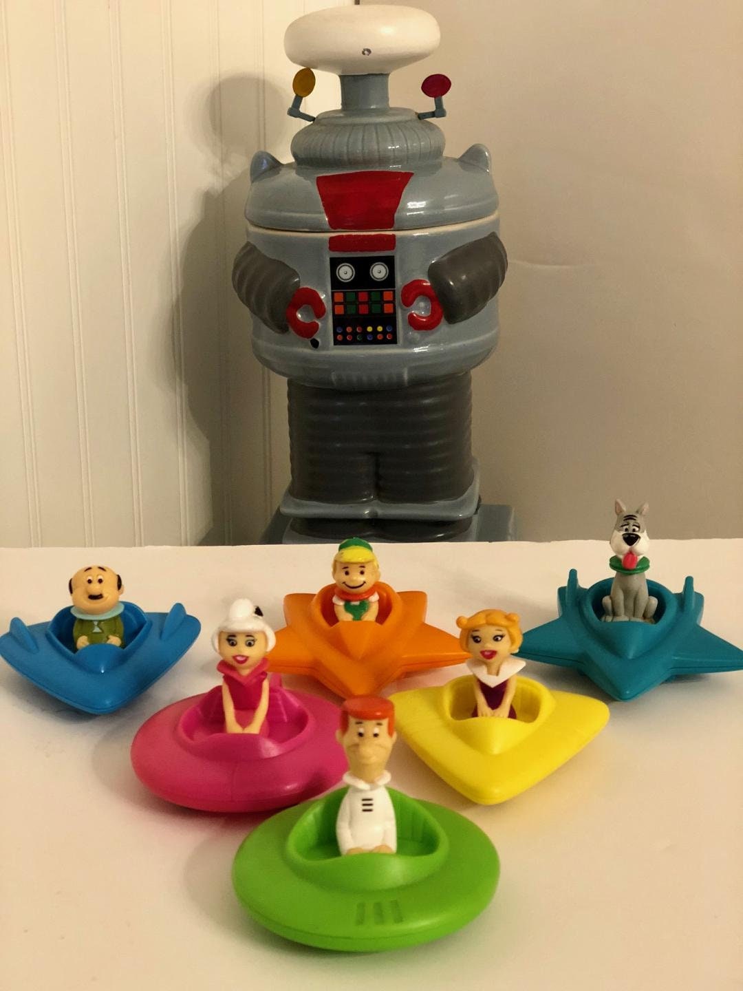 6 Pc Jetson Space Vehicle Toy Set Wendys/jetsons Happy Meal/jetsons Toy ...