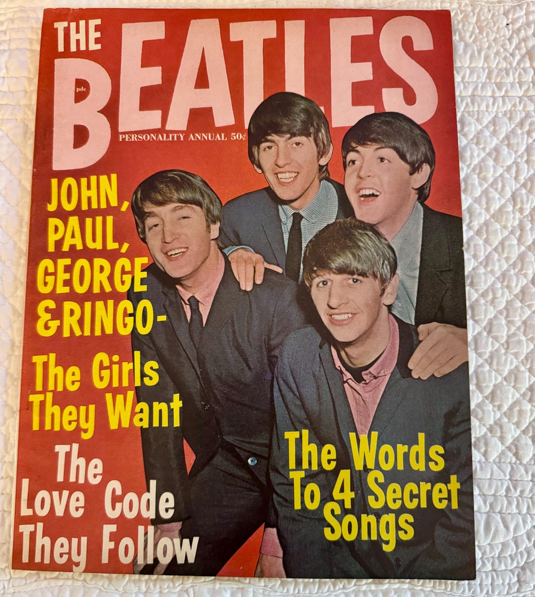Souvenir Beatles Magazine Book/1960s Beatles Magazine/the Beatles ...
