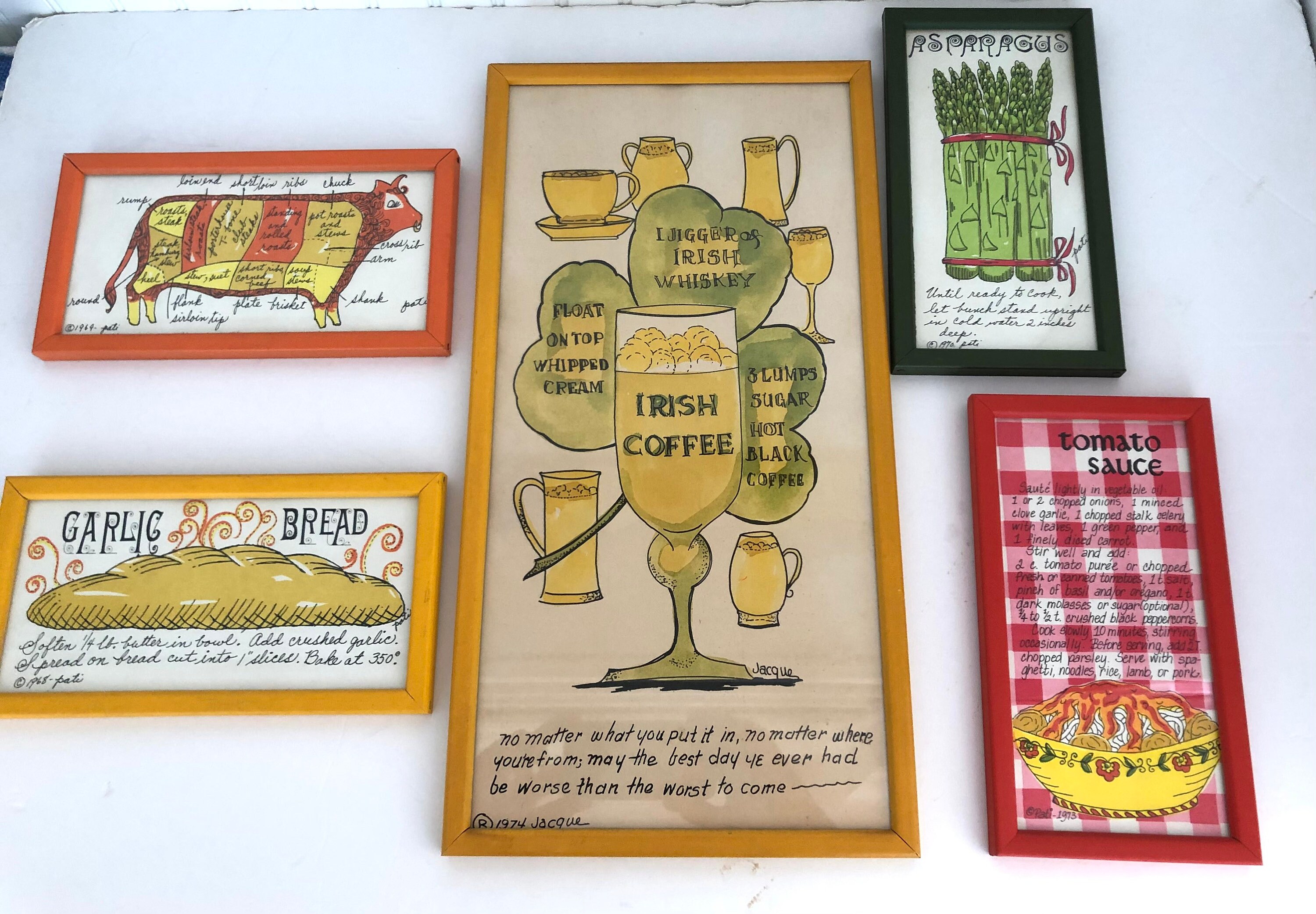 Vintage Soovia Janis prints/Jacque Pati kitchen art | Etsy