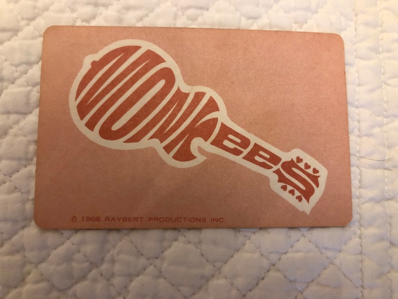 Vintage the Monkees Cards/6pc the Monkees Cards/vintage Davy Jones Card ...