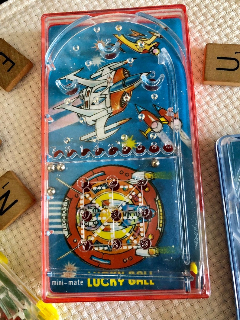 Mini Mate Pinball/hand Held Pinball/mini Pinball/basketball - Etsy