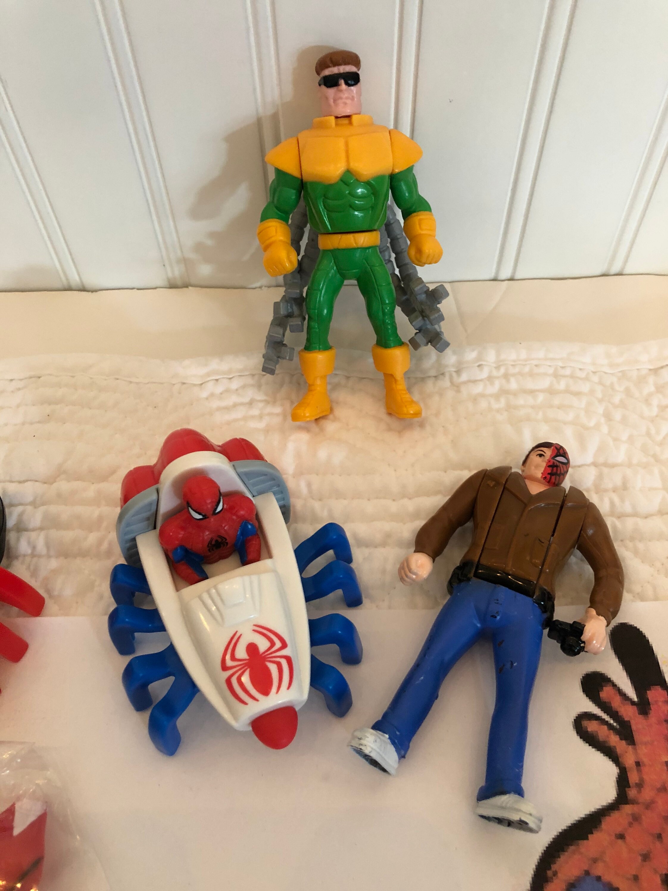 9 Pc Spider Man Marvel Happy Meal Toy Set/spider Man Happy | Etsy