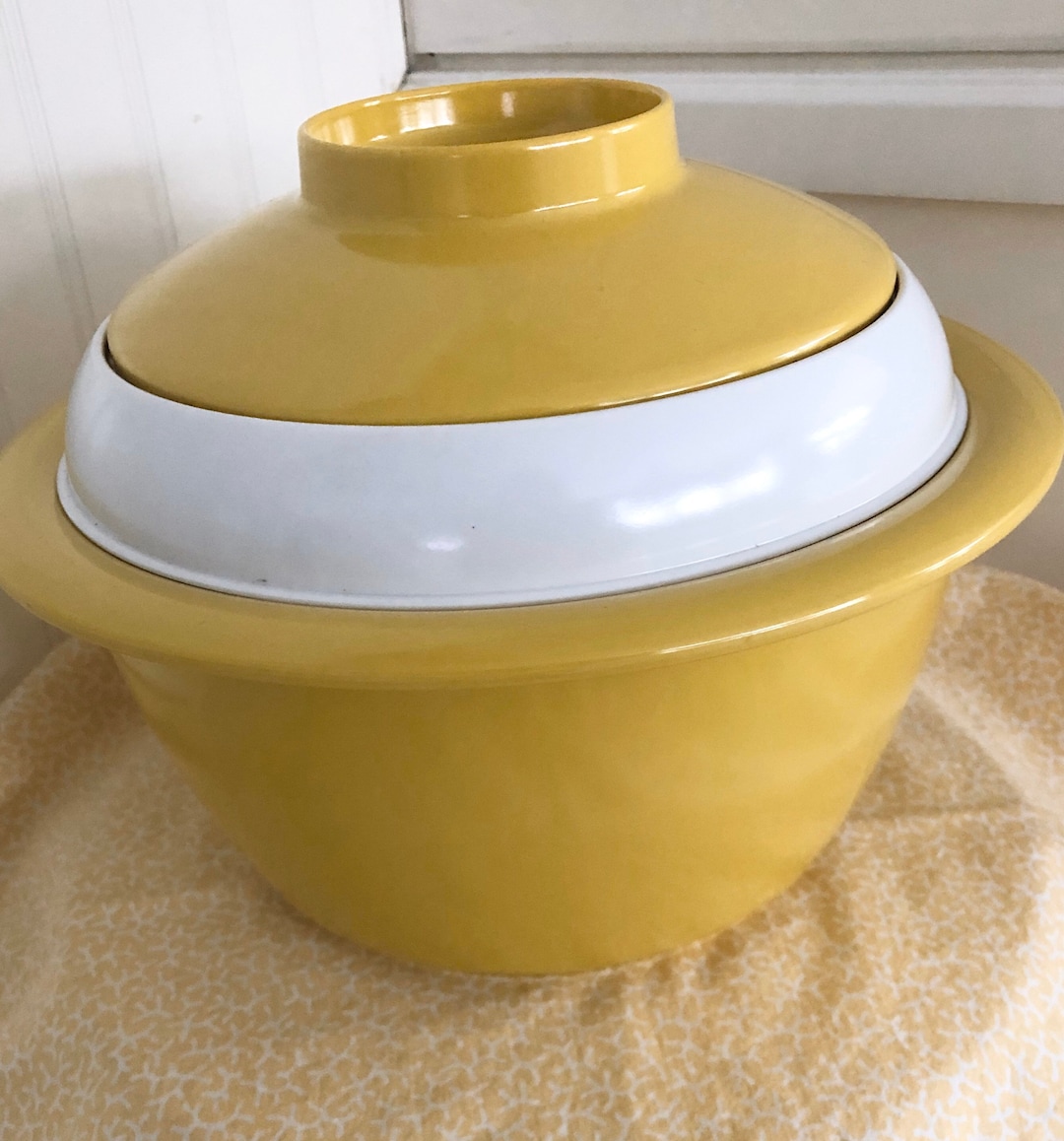 Vintage Kenro Ice Bucket/melmac Yellow Ice Bucket/mid Century Ice ...