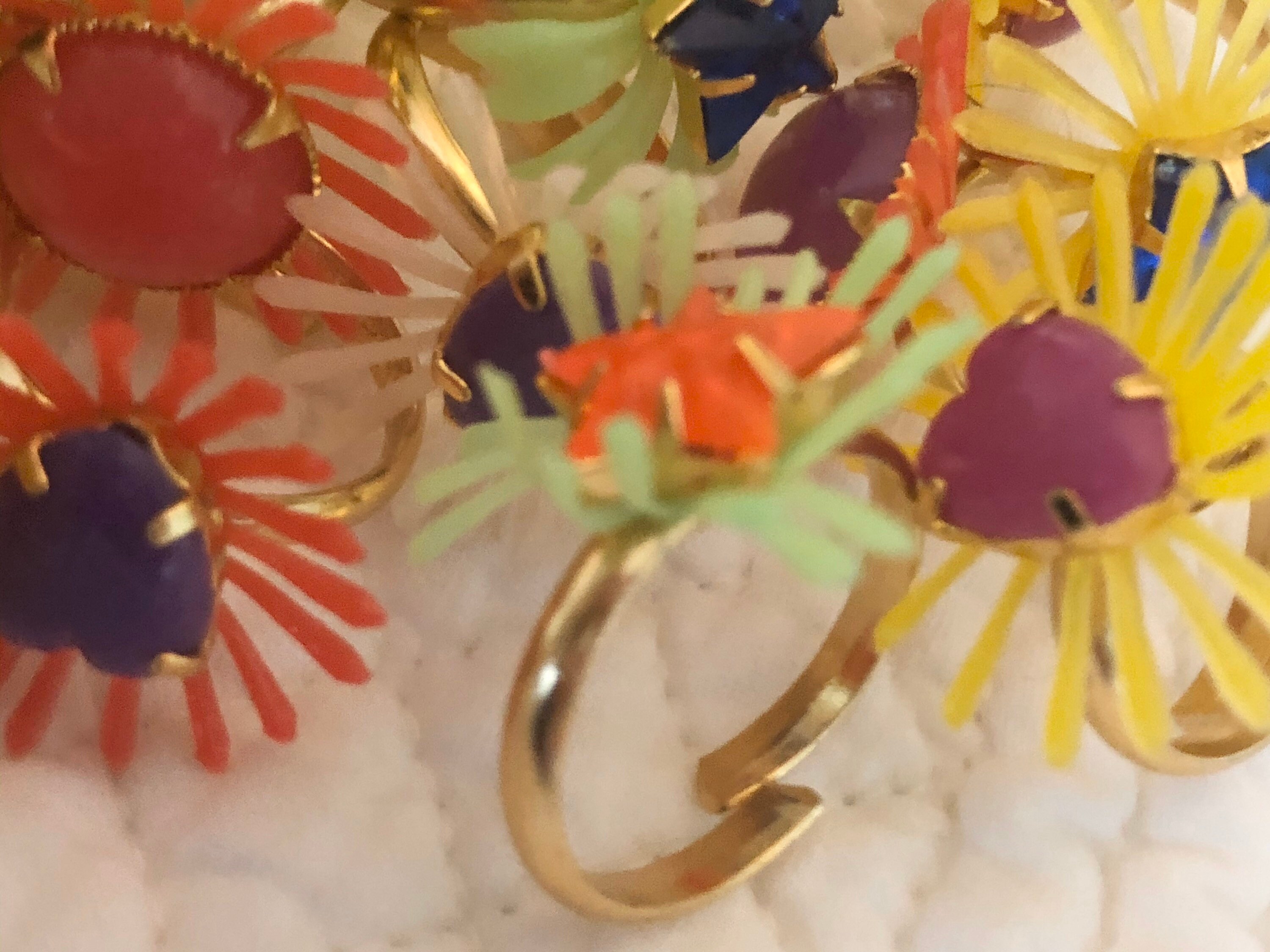 Vintage Gumball 3pc Cocktail Ring/gumball Prize Rings/pretend | Etsy