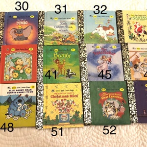 Little Little Golden Books/mini Golden Books/tiny Golden Book/classic ...