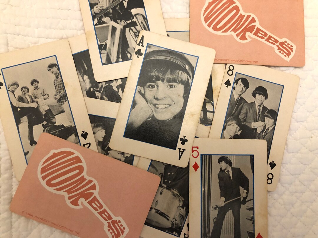 Vintage the Monkees Cards/6pc the Monkees Cards/vintage Davy Jones Card ...