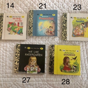 Little Little Golden Books/mini Golden Books/tiny Golden Book/classic ...