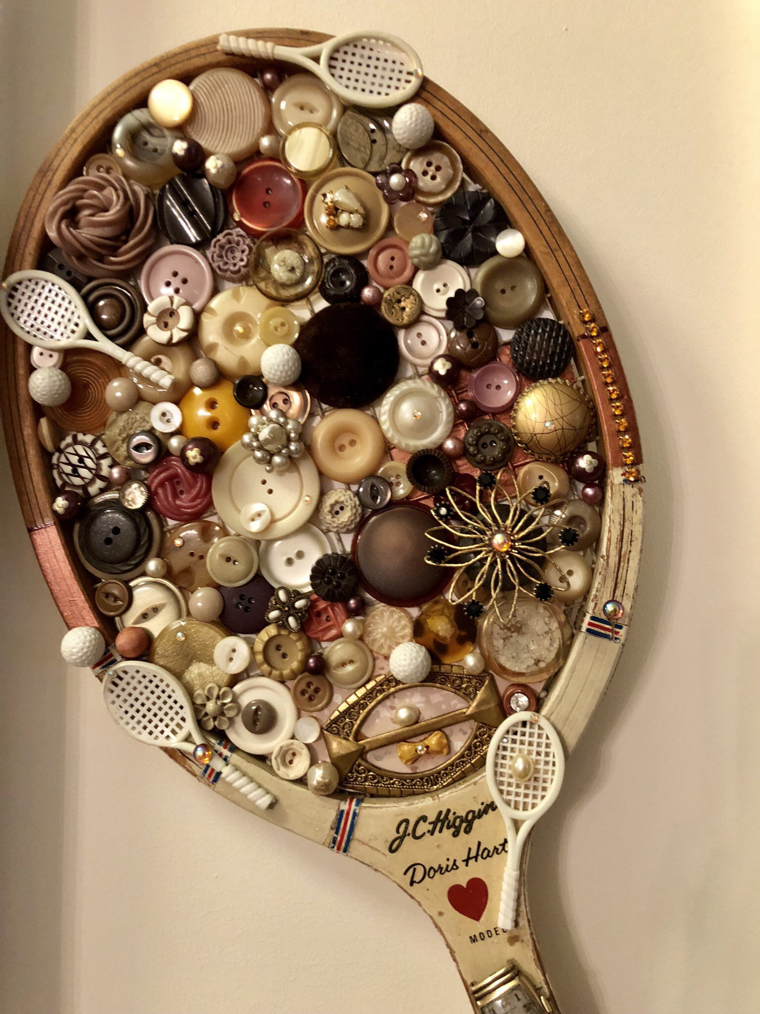 Vintage Tennis Racket Wall Art/vintage Tennis Decor Art/tennis - Etsy