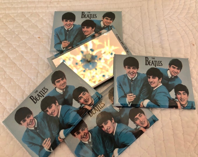 Vintage the Beatles Mirror/the Beatles Pocket Mirror/nems the Beatles ...