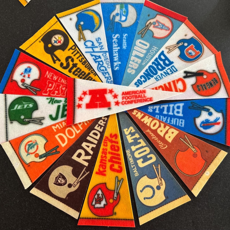 Vintage Pennant Nfl - Etsy