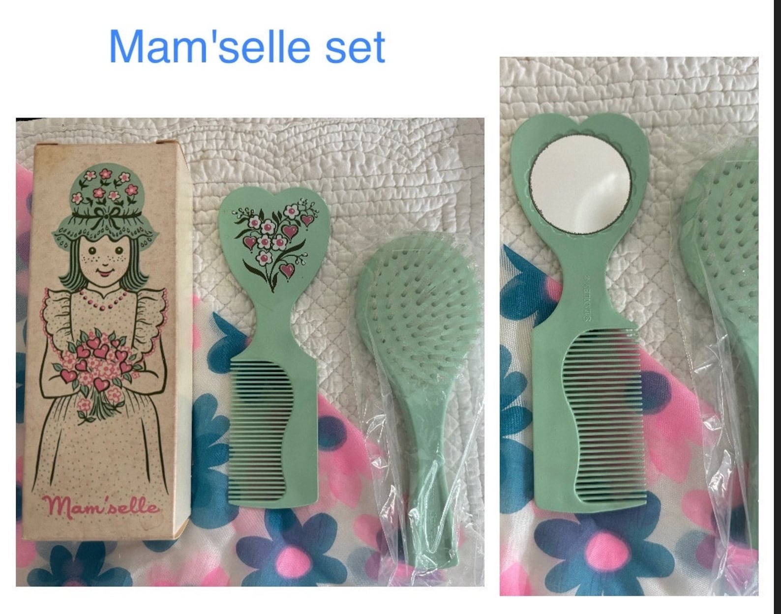 Vintage Groovy Girls Hand Mirror/vintage 1970s Hand Mirror/mid Century ...